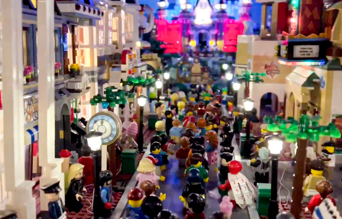 Lego creator builds intricate scale model of Magic Kingdom