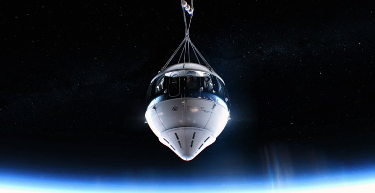 Space Balloon Travel in Florida with Space Perspective capsule