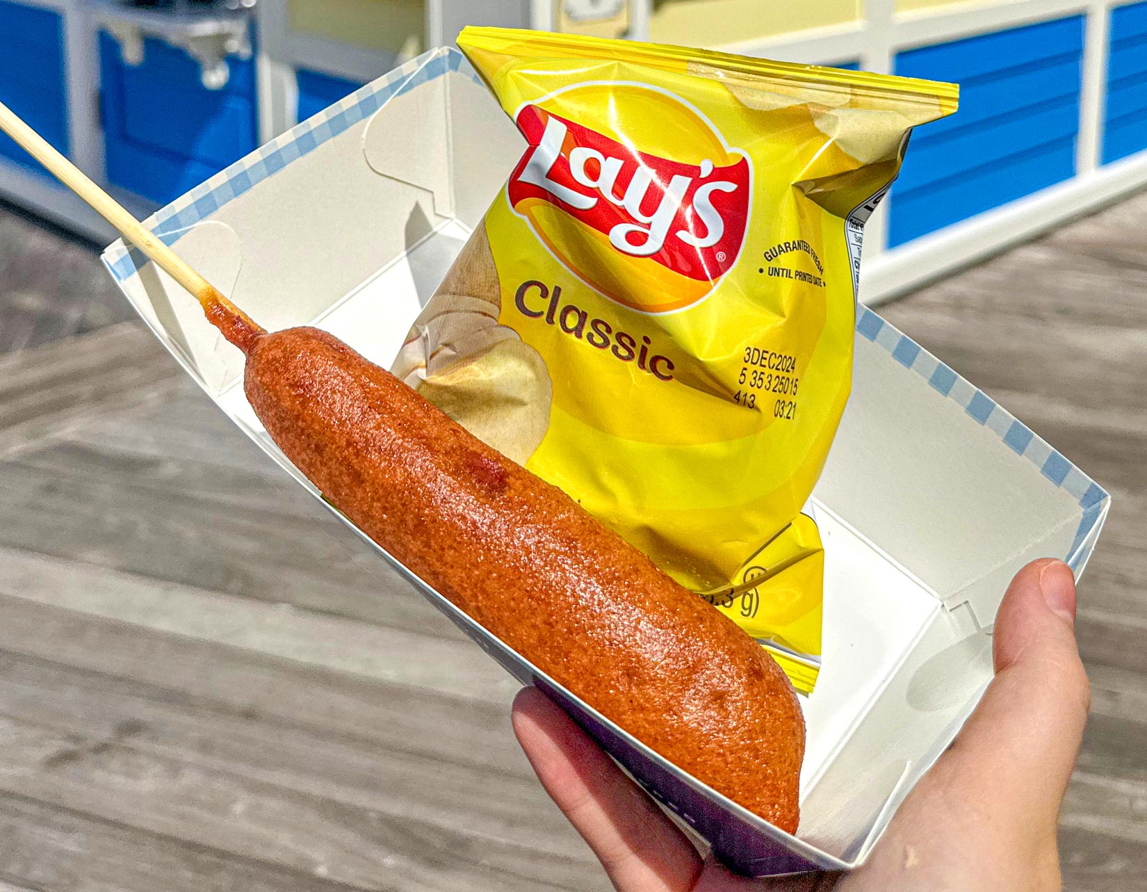 Disney's viral Blue Ribbon Corn Dogs – Spending $75 to try it all