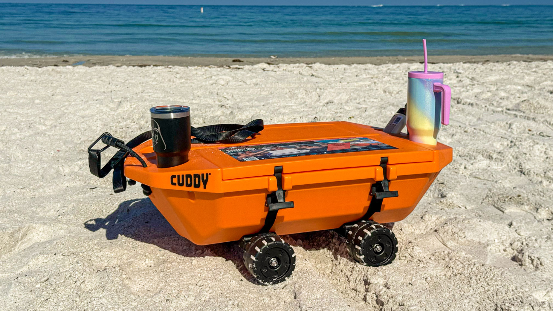 CUDDY Cooler | Floating Drink Cooler for beach, bay and river trips